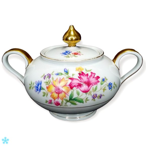 Baronet China | Kitchen | Vtg Baronet China Sugar Bowl Lid Lorna Floral ...